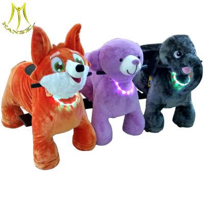 China Hansel animals kids riding scooters and ride on animal toys for children with walking horse animal ride for sale