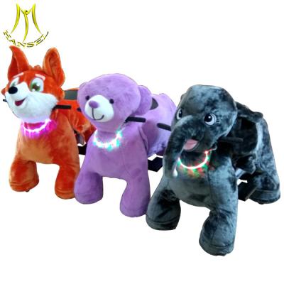 China Hansel kids ride on animals from china and motorized animals for shopping mall with toys electric walking animals for sale