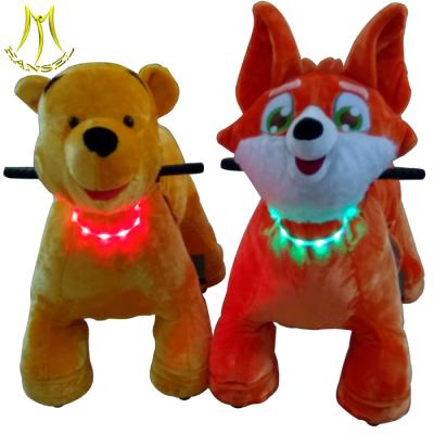 China Hansel animal plush electric scooter and coin operated electric animals with walking toy unicorn for mall for sale