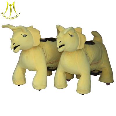 China Hansel electrical toy animal riding and motorized animals from guangzhou with plush animal electric scooter for sale