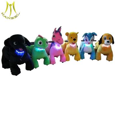 China Hansel battery operated ride on animals and animal electric animal scooter with ride on furry animal for sale