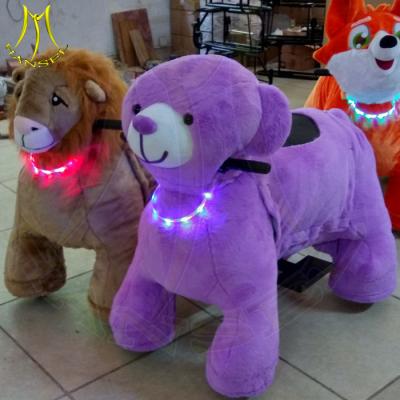 China Hansel park attractions game centers equipment electric animal scooter ride for kids for sale