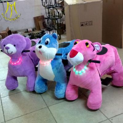 China Hansel electronic game equipment electric stuffed animals adults can ride for sale