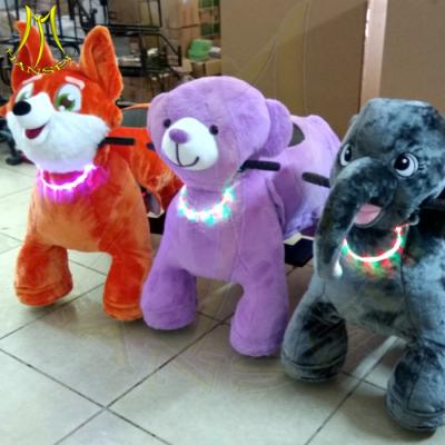China Hansel fun indoor games for kids plush battery powered animal bikes for sale