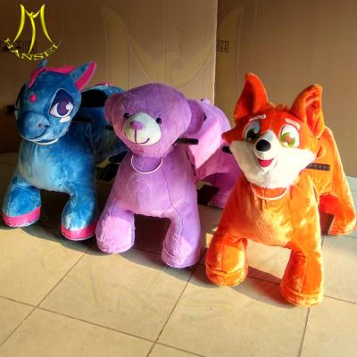 China Hansel low price amusement motorized plush riding animals monkey design for sale