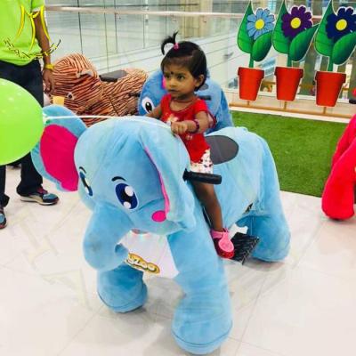 China Hansel amusement kids battery cars kiddy ride electric animals elephant game bike for sale