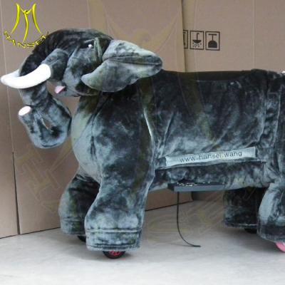 China Hansel game center equipment plush motorized animals for amusement park for sale