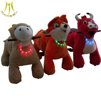 China Hansel electronic battery operated ride toy animal walking toy horse for outdoor for sale
