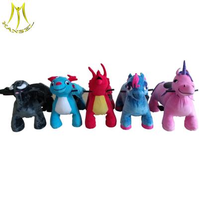 China Hansel amusement park carnival games 2018 electric animal scooters from China for sale