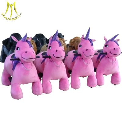 China Hansel low price happy electric animal motorcycle for amusement park for sale