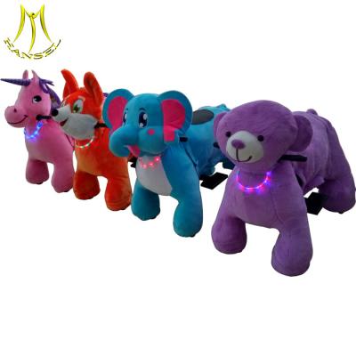 China Hansel kid ride on toys battery operated kid horse racing animal ride for sale for sale