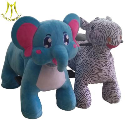 China Hansel indoor entertainment plush electric elephant animal scooter for sale for sale
