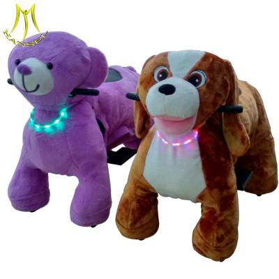 China Hansel kids carnival games electronic entertainment horse plush toy for sale for sale