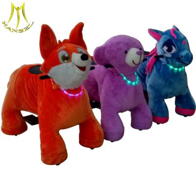 China Hansel cheap electronic riding horse riding on animal toys car for sale for sale