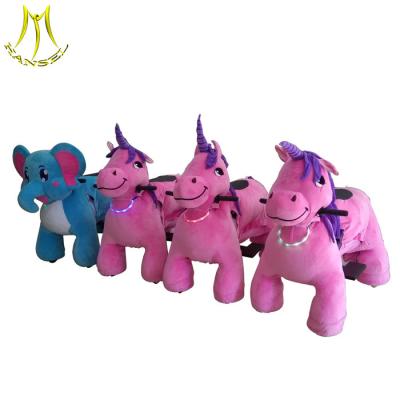China Hansel    cheap kids ride on toys uicorn fun birthday party games ride for kid for sale