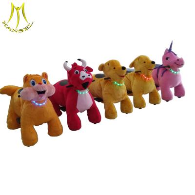 China Hansel   mall game machines indoor ride games motorized horse toy for adults for sale