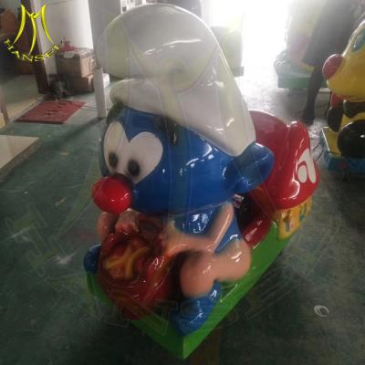 China Hansel hot selling kids ride on electronic swing car coin operated for sale