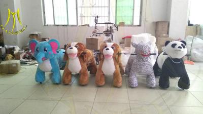 China Hansel battery powered plush joy ride electric ride on animals for sale for sale