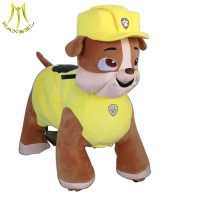 China Hansel 2018 wholesale Paw Patrol walking plush zippy pets electric dog scooter ride for sale