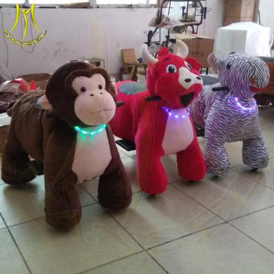 China Hansel amusement electric plush motorized animal for shopping mall for sale