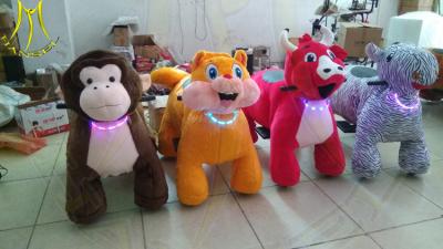 China Hansel zoo animal toy ride electric amusement stuffed motorized animals for sale