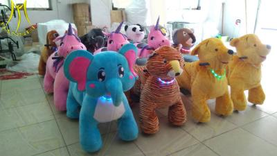 China Hansel fairground ride amusement park equipment rides furry motorized animals for sale
