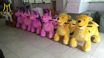 China Hansel  amusement park equipment coin operated animal kids scooter for sale
