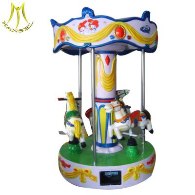 China Hansel  electric indoor coin operated carousel horses sale kiddie rides for sale