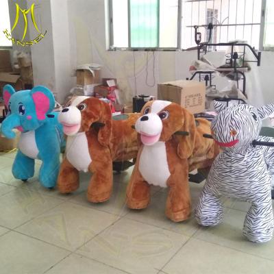 China Hansel hot selling battery powered 4 wheel electric animal bike for adults for sale