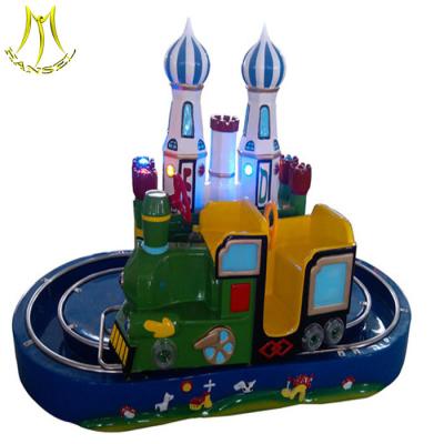 China Hansel outdoor kids ride on  wooden toys kiddy rides merry go round horse for sale