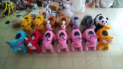 China Hansel amusement park indoor toy rides electric stuffed animals for sale for sale