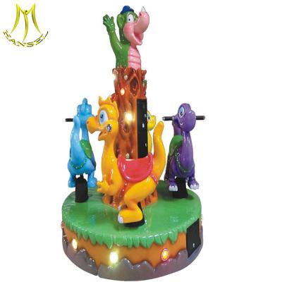 China Hansel children coin operated carousel amusement park games for sale for sale