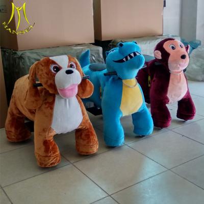 China Hansel coin operated ride on battery operated zoo animals kidy rides toys for sale in shopping mall for sale