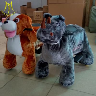China Hansel indoor amusement park ride for adult size motorized stuffed animals for sale
