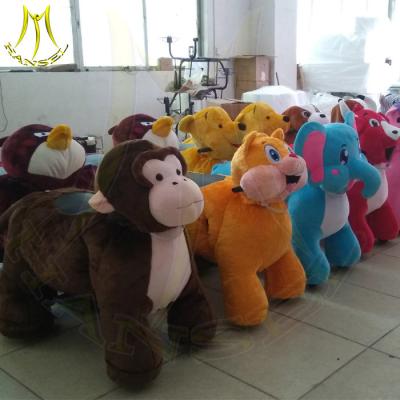 China Hansel children Zoo animals toys battery powered walking animal electric ride for sale