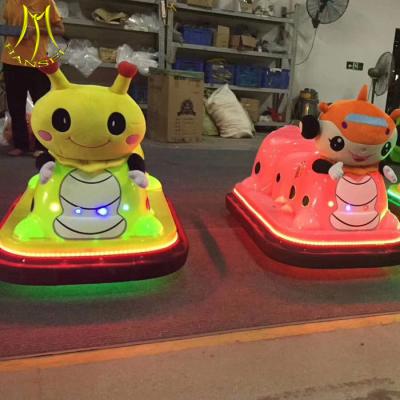 China Hansel  luna park children ride on electric cars with coin operated for sale