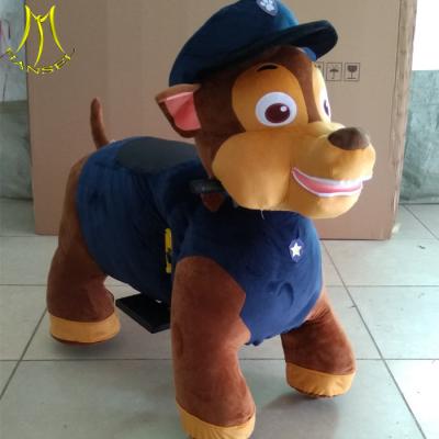 China Hansel entertainment games plush electronic kid riding toys for mall for sale