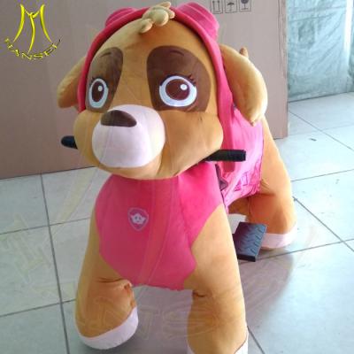 China Hansel entertainment games stuffed walking plush electric animal car for sale