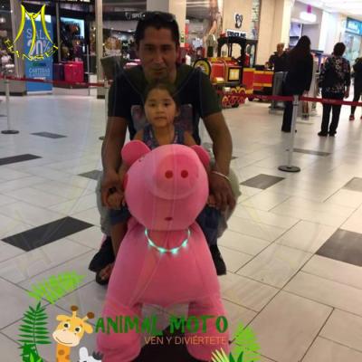 China Hansel amusement park indoor or outdoor electric scooter riding animal toys for sale