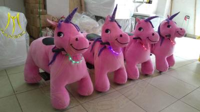 China Hansel best selling amusement robotic walk motorized horse toy for adults for sale