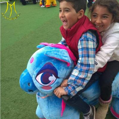 China Hansel plush walking stuffed unicorns plush rocking horse with battery for sale