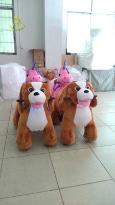 China Hansel  shopping mall indoor rides electric animal scooters for mom and baby for sale