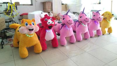 China Hansel  amusement park electronic riding stuffed horse for children for sale