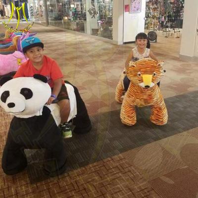 China Hansel amusement park games indoor rides electric animal scooters for sale for sale