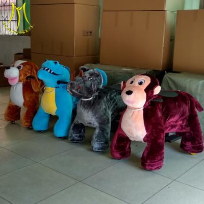 China Hansel  plush walking horse ride on animal toy Guangzhou manufacturer for sale