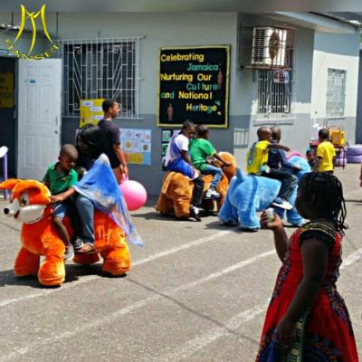 China Hansel amusement park playground games electric ride on stuffed animals for sale