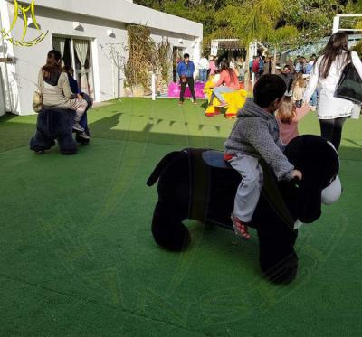 China Hansel entertainment factory price stuffed animal electric ride on furry animal for sale