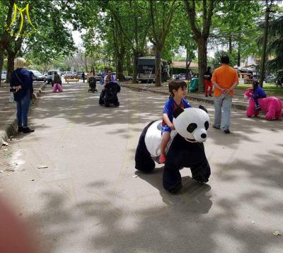 China Hansel amusement park playground electric kids plush riding animals for sale