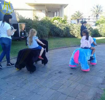 China Hansel outdoor battery operated ride toy animal walking toy horses for sale