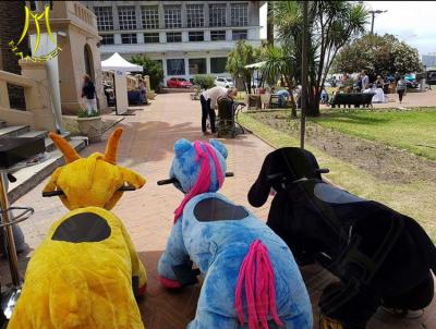 China Hansel amusement park stuffed walking children's electric animal toy for sale